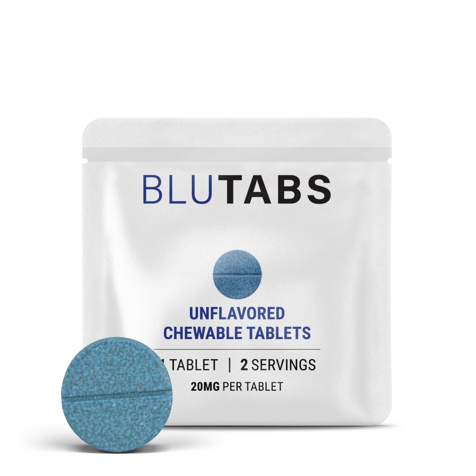 7-Hydroxy Tablets - 20mg - Unflavored - 1ct - Blutabs